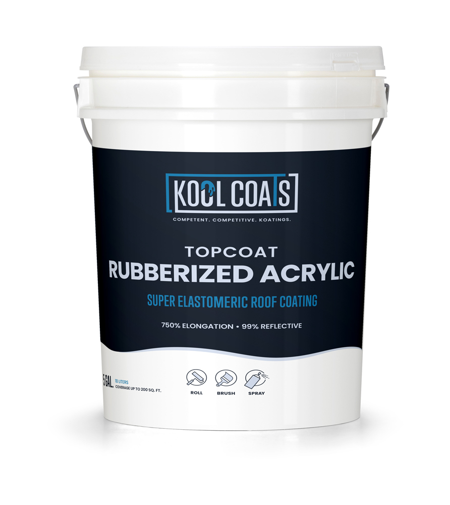 TopShot Max Rubberized Acrylic Roof Coating